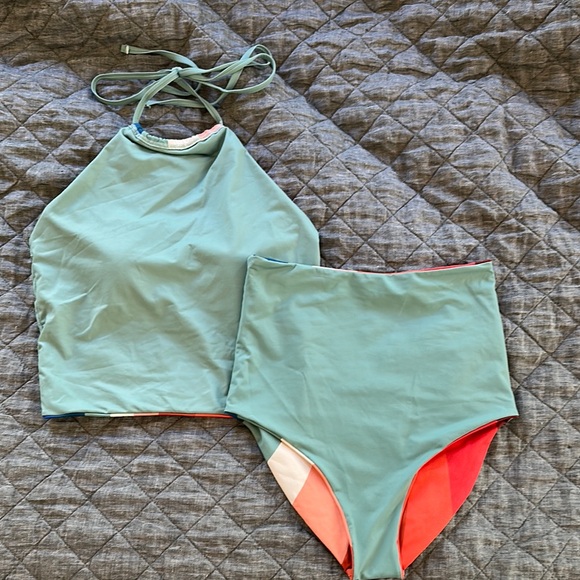 Rad Swim | Swim | Rad Swim Reversible Tankini And Bottoms Good ...